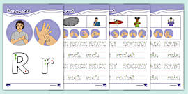 Auslan Handwriting Booklet (Teacher-Made) - Twinkl