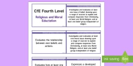 CfE Fourth Level Benchmarks Overview (Teacher-Made) - Twinkl
