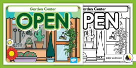 Garden Center Dramatic Play Posters (Teacher-Made) - Twinkl