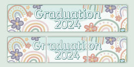 Editable Muted Rainbow Graduation Certificate | Twinkl