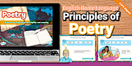 Elements of Poetry Poster for 3rd-5th Grade