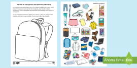 FREE! - Actividad: ¿Qué debe contener una mochila de emergencia?