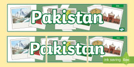 Places in Pakistan Word Search (teacher made) - Twinkl
