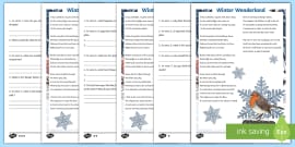 A Winter Poem Teaching Pack
