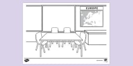 FREE! - Classroom Bookcase Colouring | Colouring Sheets