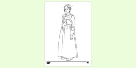 FREE! - Scullery Maid Colouring Sheet | Colouring Sheets