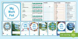 Weekly Lesson Plan Template - Twinkl Organizational Resource