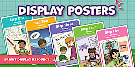 The Writing Process: Display Poster
