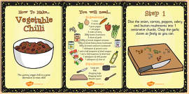 FREE! - Vegetable Soup Recipe Cards (teacher made)