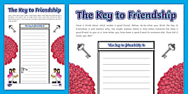 What Friends Do and Don't Do Worksheet