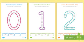 Fairy Tale Numbers 1-10 Tracing Worksheet / Worksheet