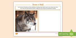 Parts of a Wolf Labelling Activity,Wolves,Wild Animals
