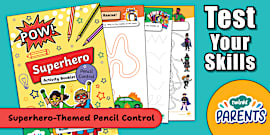 Dinosaur-Themed Pencil Control A4 Activity Booklet