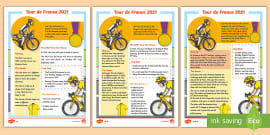 KS2 Tour de France Differentiated Reading Comprehension Activity