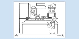 Girl Shouting Colouring | Colouring Sheets (teacher made)