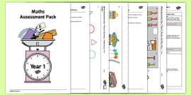 Year 1 Maths Assessment Pack Term 1 (teacher made) - Twinkl
