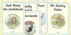 The Tale of Mr Jeremy Fisher Trace the Words Worksheets