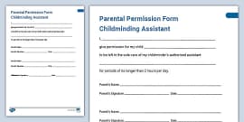 Childminder Contract | Advice Pack and Contract | Twinkl