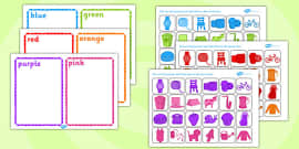 Spanish Colour Display Posters - Colour posters, Spanish