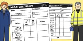Hotel Role Play Check-In Sheet - ESL Hotel Role Play