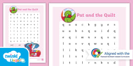 Pat Has a Chat Word Search (teacher made) - Twinkl