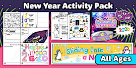 ASL New Year's Eve Activity Pack