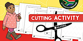 Preschool Cutting on Curves Pack