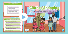 ESL Supermarket Role Play - Speaking Skills Activity