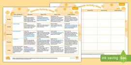 EYFS Weekly Planning Template | Twinkl (teacher made)