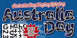 Australia Day Display Poster
