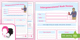 FREE! - Intergenerational Book Swap Poster Design Activity Sheet