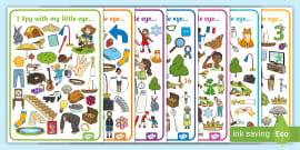 CVC Words I Spy with My Little Eye Activity - Phase 2 I Spy With My ...