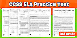 3rd RLA Practice Tests Pack | Texas STAAR Test Prep