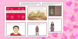 The Story of Saint Valentine Sequencing Cards