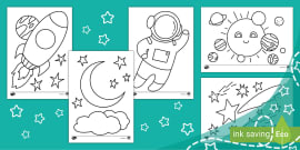 2D Shapes Firework Cut Out Matching Activity (teacher made)