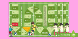 Football-Themed I Spy and Count Activity to 20