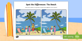 Beach Memory Game (teacher made)