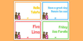 Pacific Languages Greetings | Pacific Islands | Twinkl