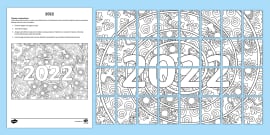 Bee Mindfulness Collaborative Colouring Activity Pack