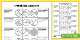 Blank Probability Spinner (teacher-made) - Twinkl