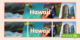 Hawaii Fact File (teacher made) - Twinkl