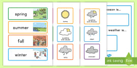 My Weather Book Early Emergent Reader Printable Book