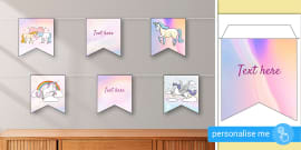 Unicorn Bunting Flags | Primary Resources | Twinkl - Twinkl