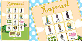 Rapunzel Word Mat (Images) (teacher made)