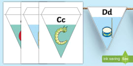Printable Alphabet Bunting | Primary Resources - Twinkl