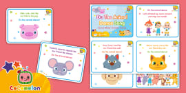 Farm Animals Gross Motor Activity Cards (teacher made)