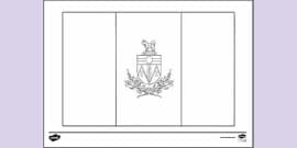 Quebec Canada Flag Colouring Sheet (teacher made) - Twinkl