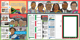 Black History Month Page Borders (teacher made) - Twinkl