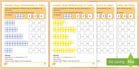 FREE! - Counting in 2s 5s and 10s Multiplication Worksheet - worksheet