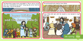 Snow White and the Seven Dwarfs Summary and Story | Twinkl